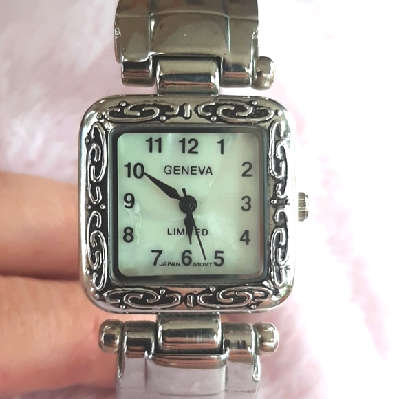 Geneva Limited | Accessories | Geneva Limited Cuff Watch Silver | Poshmark